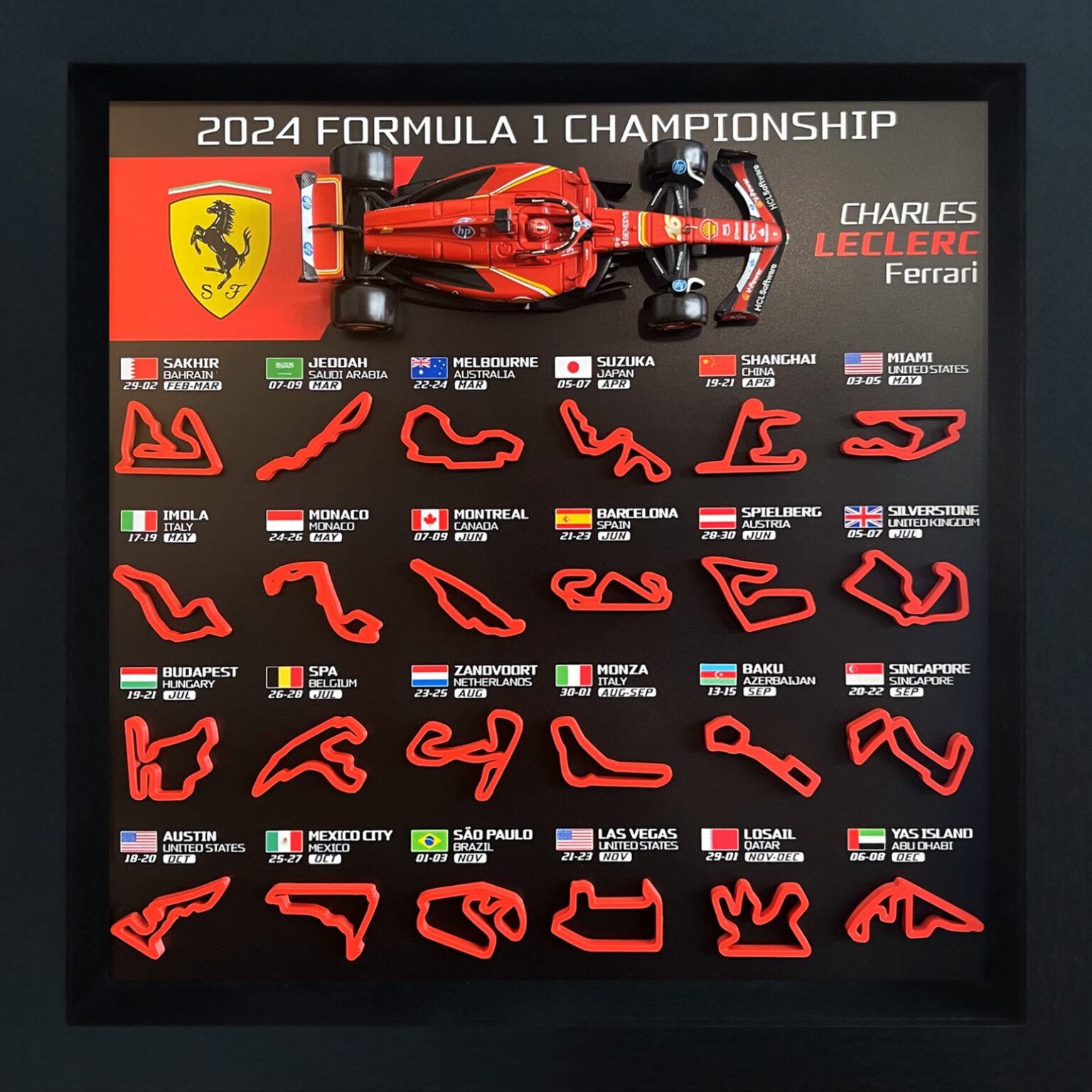 MRO Studio - Racetrack | F1 Collectible | F1 Decor | F1 Gift
