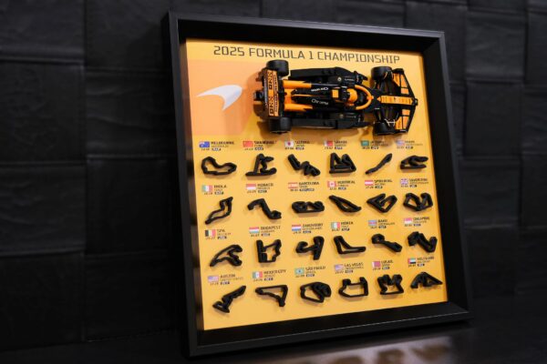 MRO Studio - Racetrack | F1 3D Frame | F1 Gift | F1 Decor