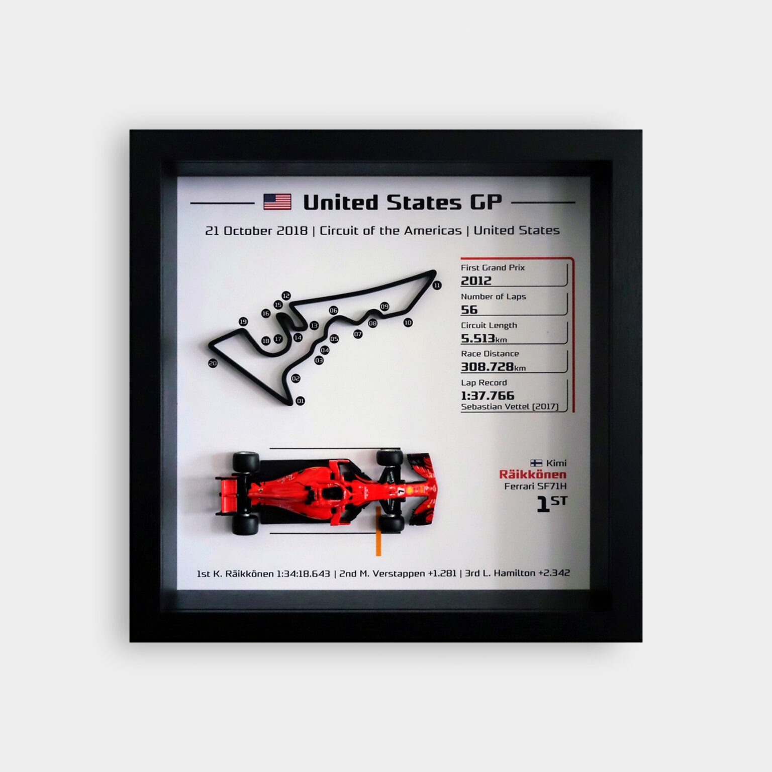 Customize F1 Track Frame - SOLO | F1 Collectible | F1 Decor | F1 Gift ...