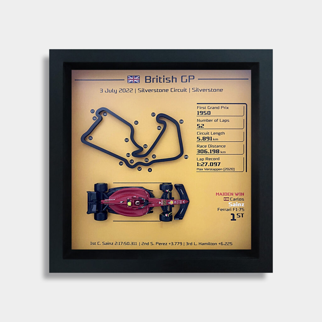 Customize F1 Track Frame - SOLO | F1 Collectible | F1 Decor | F1 Gift ...