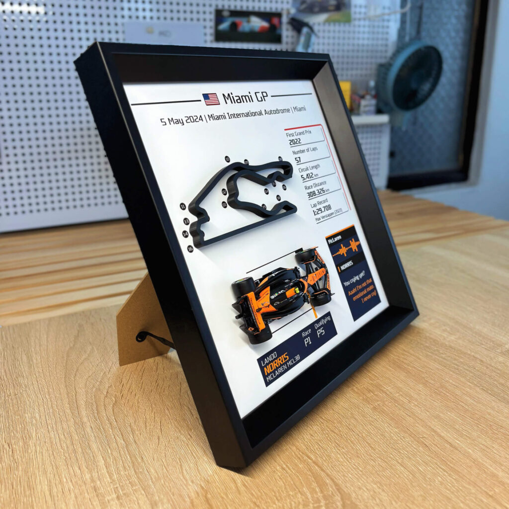 Customized F1 Track Frame - Team Radio | F1 3D Frame | F1 Gift | F1 ...