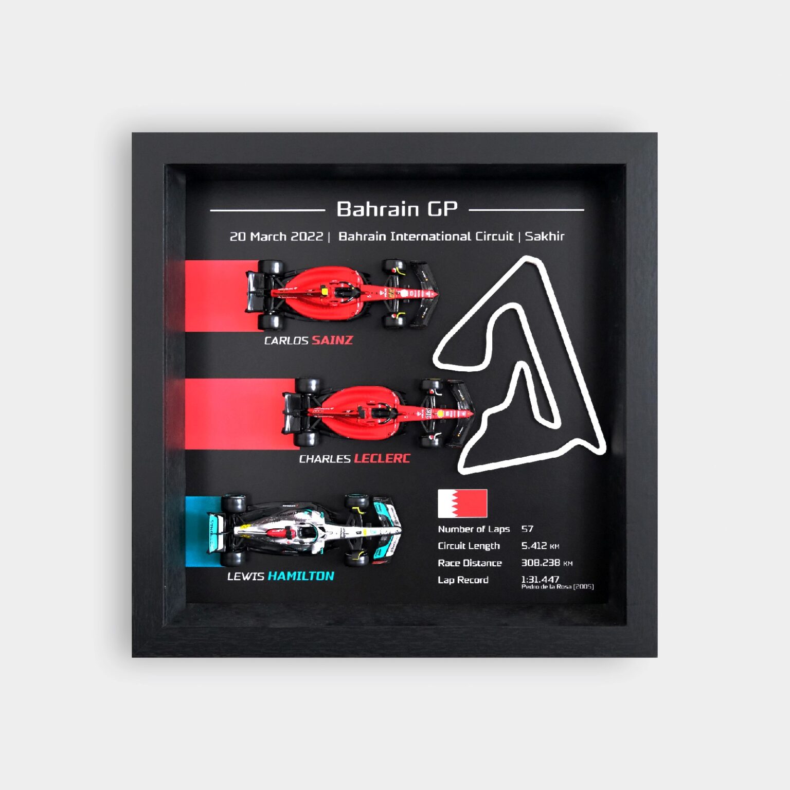Customize F1 Track Frame - TRIO | F1 Collectible | F1 Decor | F1 Gift ...