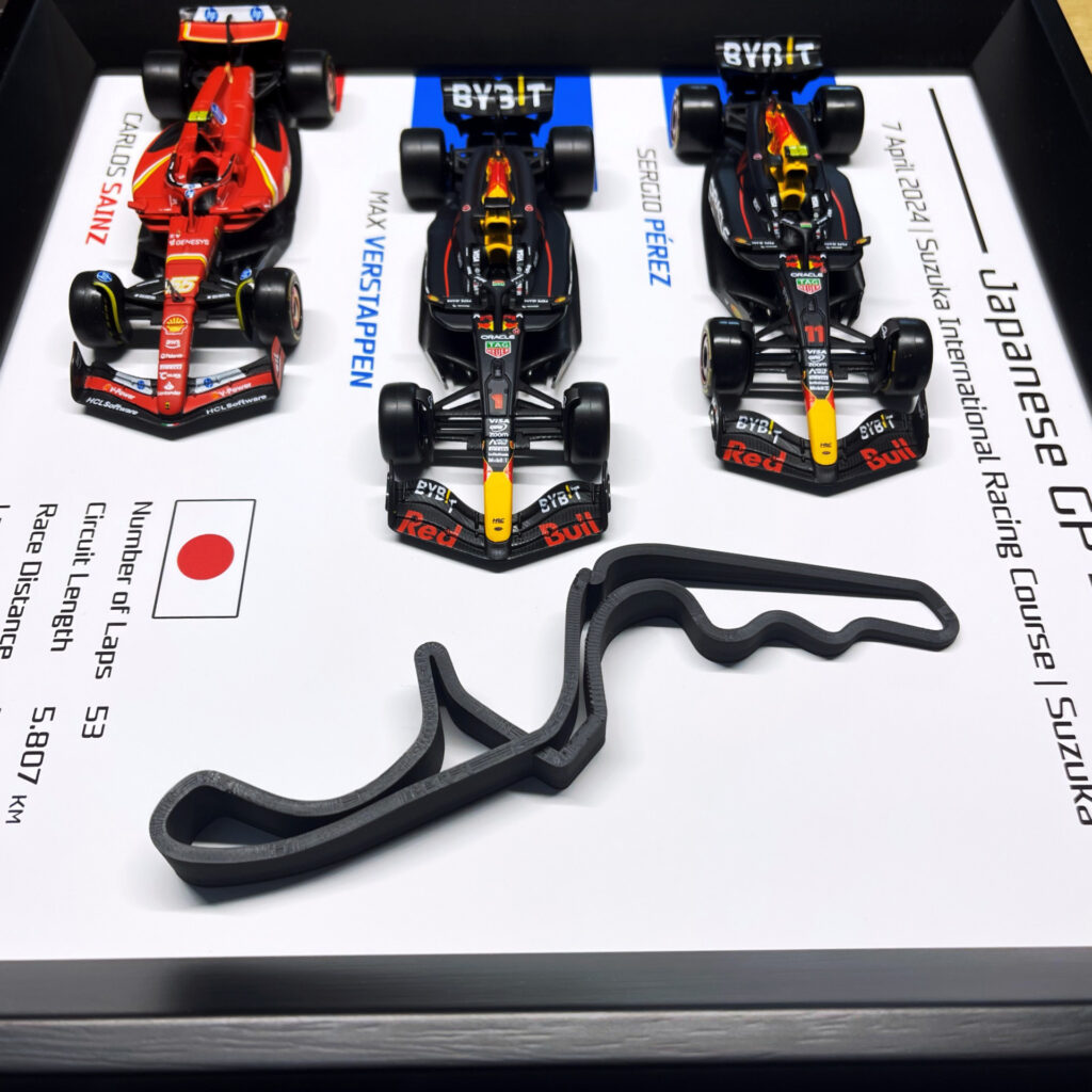 Customize F1 Track Frame - TRIO | F1 3D Frame | F1 Gift | F1 Decor ...