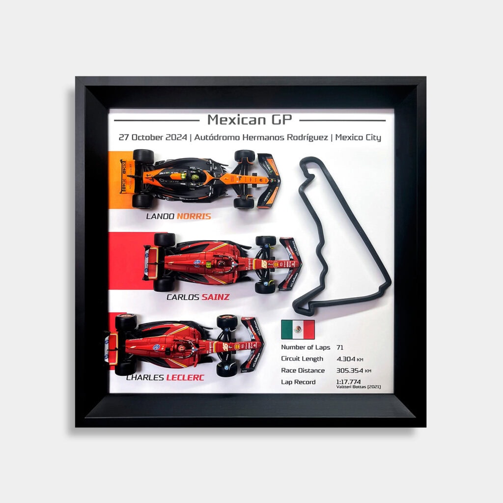 Customize F1 Track Frame - TRIO | F1 3D Frame | F1 Gift | F1 Decor ...