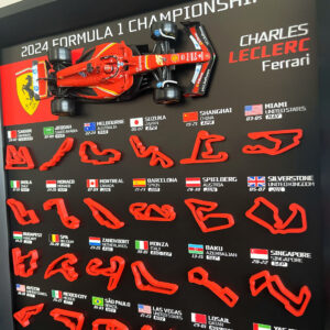 Customize F1 Calendar Track Frame | F1 Collectible | F1 Decor | F1 Gift ...