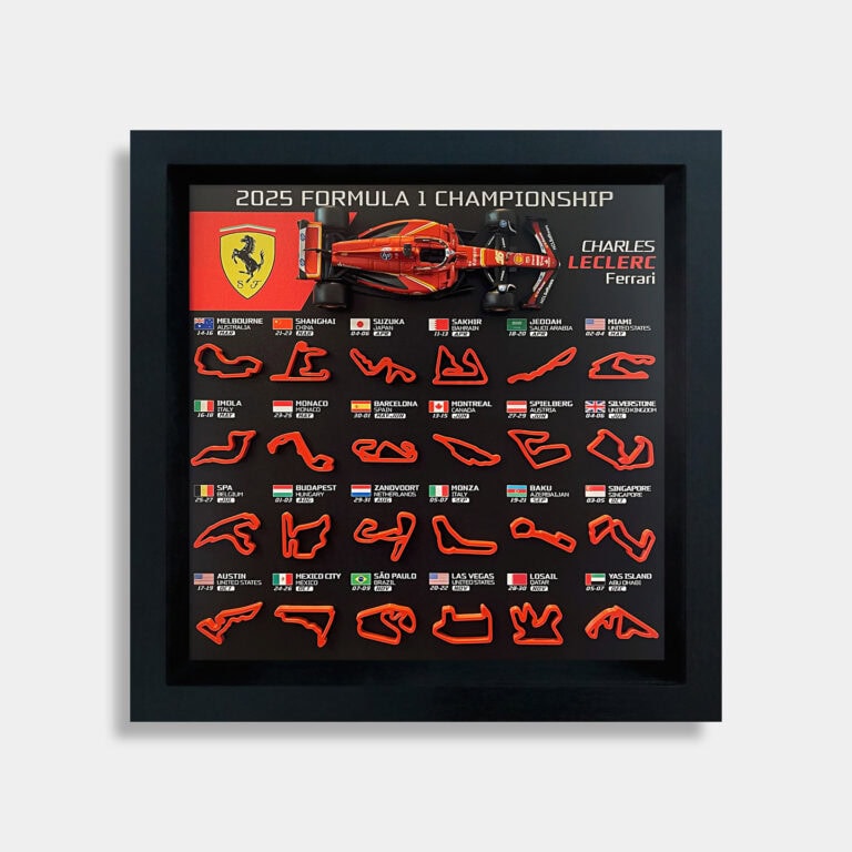 Customize F1 Track Frame - SOLO | F1 3D Frame | F1 Gift | F1 Decor ...