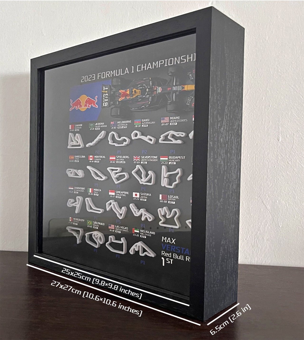 Customize F1 Track Frame - SOLO | F1 Collectible | F1 Decor | F1 Gift ...